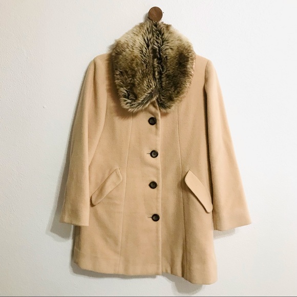 Vintage | Jackets & Coats | Vintage Japanese Camel Peacoat With ...